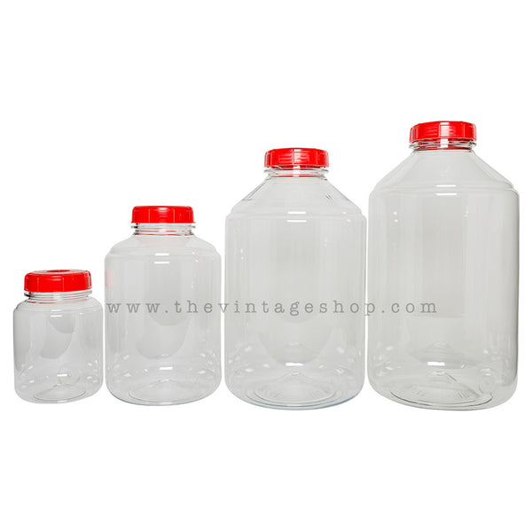 FerMonster PET Plastic Carboy with Large Screw-Top Lid - Olive Wood Brewing & Craft Co