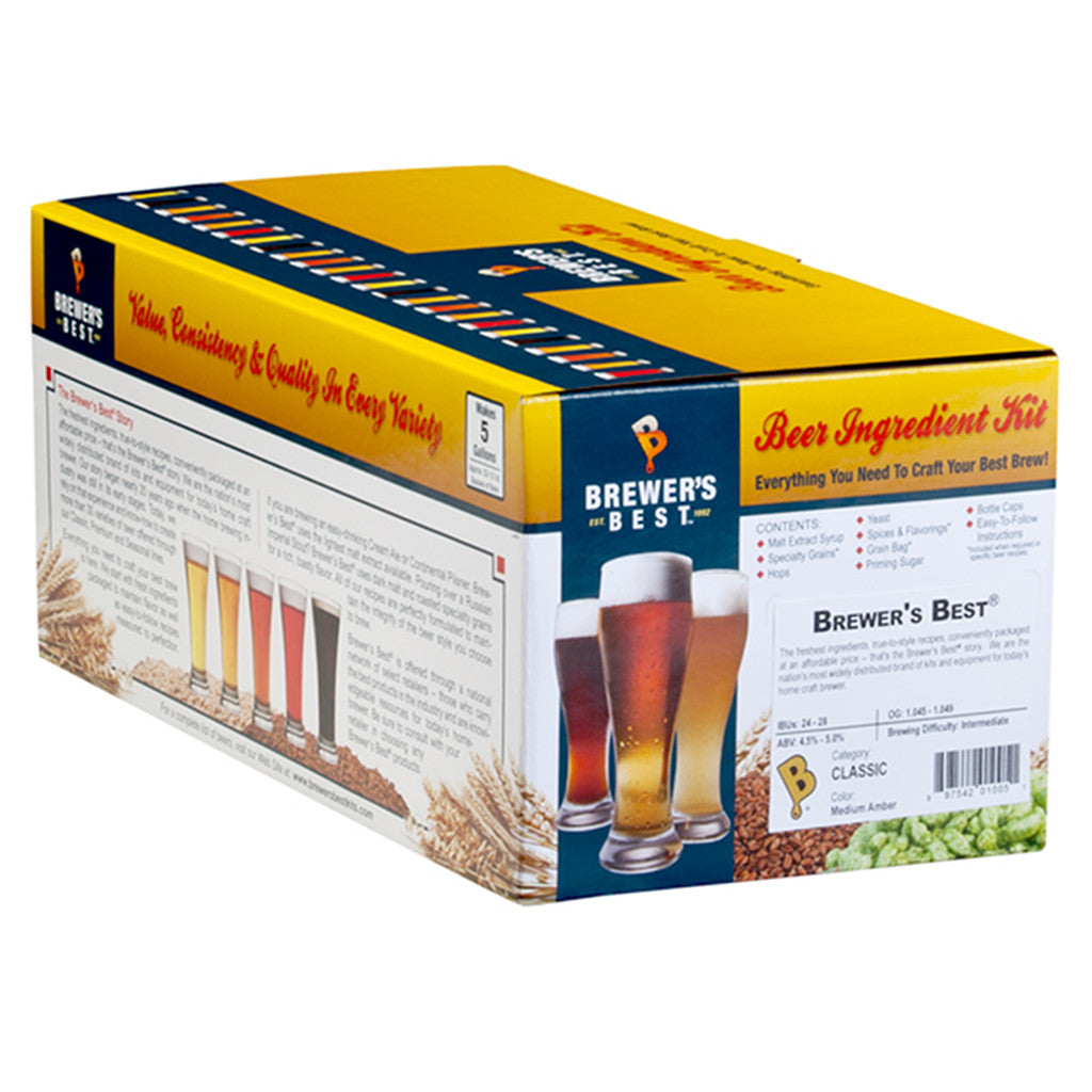 Brewer's Best Continental Pilsner Beer Making Ingredient Kit - Olive ...