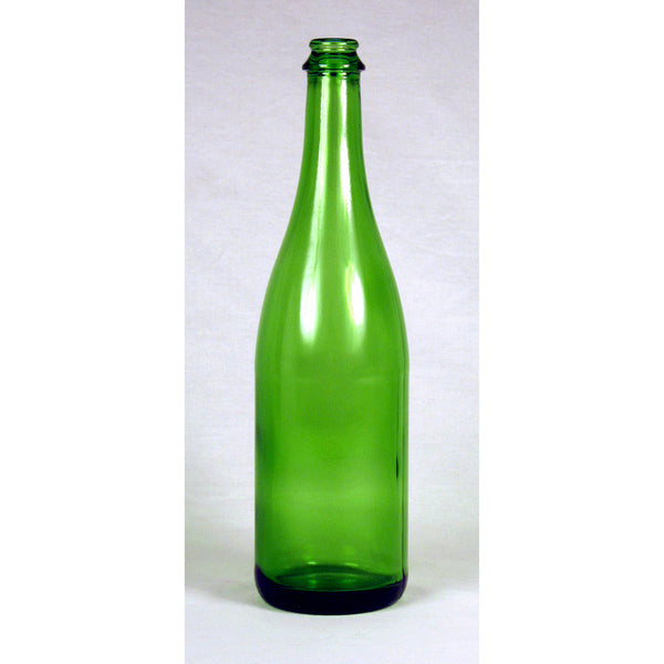 750mL Emerald Green Champagne Bottles - Case of 12 - Olive Wood Brewing ...