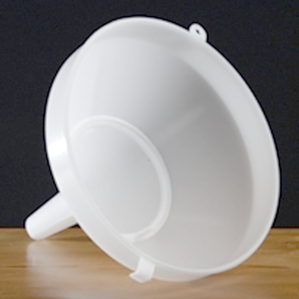 Plastic Funnel with Strainer - Available in 8in, 10in and 12in - Olive ...
