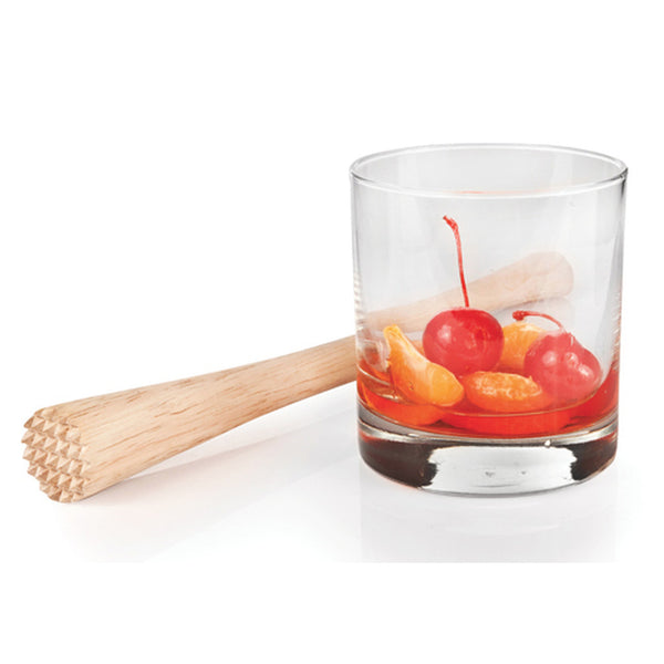 True 'Smash' Natural Wood Cocktail Muddler - Olive Wood Brewing & Craft Co